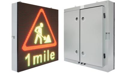 China Traffic Manage Led Message Mobile Vms Signs Boards Truck Mounted Led Displays for sale