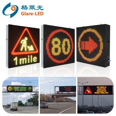 China Pantalla de pantalla LED de señales de carretera con tamaño de panel 16 * 8 y tono de píxeles de 31,25 mm en venta
