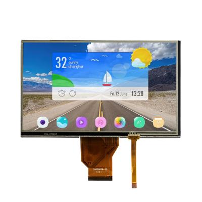 China Custom 800x480 7 Inch HD IPS Display 50 Pin WVGA LCD TFT Touch Screen for sale