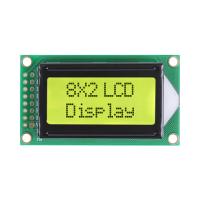 China 8x2 STN Alpha Numeric LCD Custom Char Screen Display Module With 16 Pin for sale