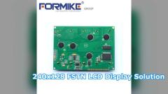 240x128 LCD Module FSTN Display High Contrast Solution