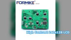 240x128 Graphic LCD Display Module Blue Negative STN
