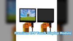 Compact IPS Touch Display Module for Industrial Projects