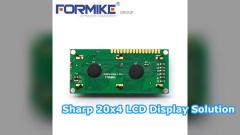 High Contrast 20x4 FSTN LCD Module with SPLC780D Driver