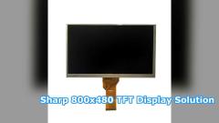 High Resolution TFT LCD Panel 800x480 RGB Interface