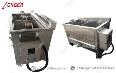 China Semi Automatic 4 Basket Commercial Gas Deep Fryer for sale for sale