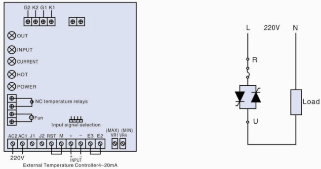 11KW 57.5A Thyristor Controller For Heater 0