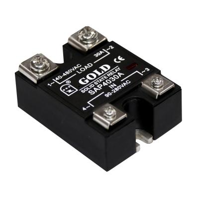 China LED Indicator 40-530VAC 40A 3-32VDC Input AC SSR Relay Te koop