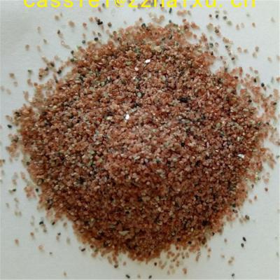 China abrasives pink garnet sand 80mesh manufacturer for sale