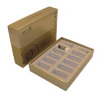 China Custom Medicine Bottle Packaging With EVA And Flocking Insert for sale