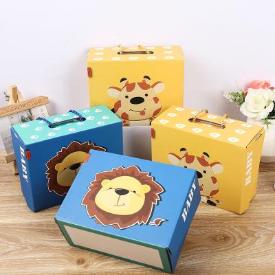 中国 注文のおもちゃの包装箱、ハンドルOEMと包む段ボール紙 販売のため
