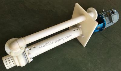 China FYS Fluorine plastic submerged chemical pump corrosion resistant pump for sale