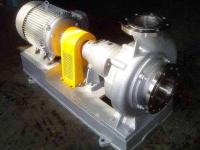 China CPN Stainless steel not clogging chemical alkali centrifugal pump with open impeller for sale
