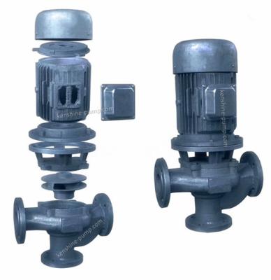 China GW not clogging wastewater pump sewage vertical pipeline pump for sale
