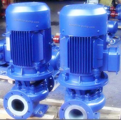 China GBF Vertical fluorine plastic lined centrifugal pump corrosion resistant pump for sale