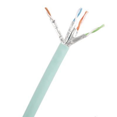 China 10G Cat6a Ethernet Cable 1000 Ft CU Conductor Bulk Network Cable for sale