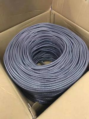 China 24AWG 0.5mm CU FTP Cat 6 Ethernet Cable 305m Category 6 Network Cable 100Ohms for sale