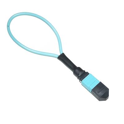 China ROHS SM de HEREN MTP MPO Loopback Kabel de Vezelkabel van Loopback voor Netwerk Te koop
