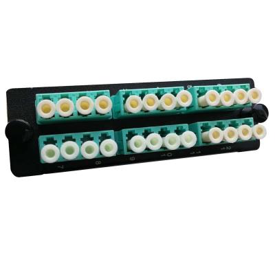 China MPO/MTP - LC  12F Cassette Modular Patch Panel Cabinet 4u Fiber Enclosure for sale