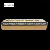 China Blank FTP Keystone Jack Patch Panel Cat5e Cat6 Cat6a Patch Panel 24 Port for sale