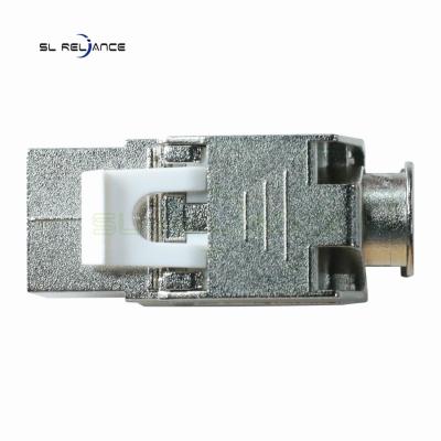 China ZINC Alloy FTP CAT 7 Keystone Jack RJ45 STP Keystone Ethernet Coupler for sale
