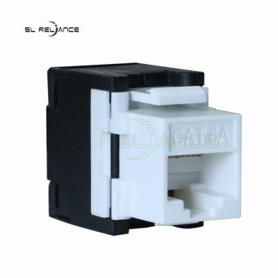 China Category 6A UTP RJ45 Keystone Jack Rj45 8p8c Modular Connector for Alarm systems for sale