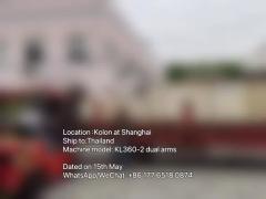 Kolon KL360-2 met twee armen, touchless wasmachine levering naar Thailand!
