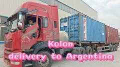 Kolon Bus&Truck Wash Machine delivered to Argentina valued repeat customer