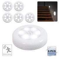 China 3 AAA Battery Motion Sensor Night Light , Bathroom LED Night Light Lamp for sale