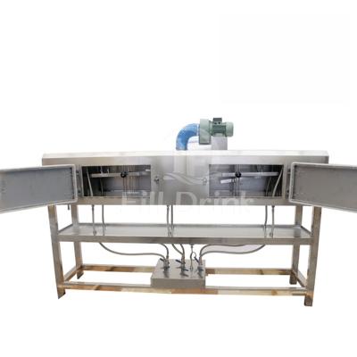 China De Fles van de stoomgenerator Etiketteringsmateriaal Dubbele Hoofdkoker Etiketteringsmachine Te koop