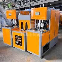 China Beverage Bottle Blowing Machine 1+1 2 Cavity 500ml-2L Semi Automatic for sale