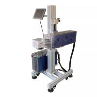 China 200DPI Bottle Printing Machine Laser Date Coding Equipment For Plastic Bottles for sale