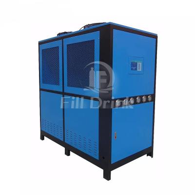 Cina Linea di produzione della bibita della pompa di calore raffreddamento industriale di refrigerazione del refrigeratore di acqua in vendita