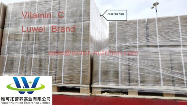 Vitamin C Ascorbic Acid Luwei Tianli Nhu Cspc Nepg Lvyuan Qiyuan Brand Food Grade CAS: 50-81-7/ C6h8o6