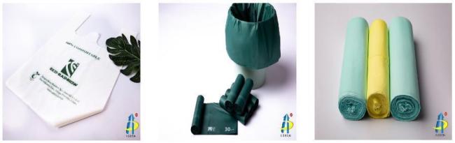 100% Biodegradable and Compostable PLA Pbat Plastic Resin /Eco-Resin of Film-Grade with Starch