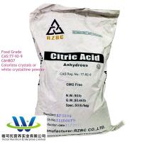 China Efficiency Ctric Acid Anhydrous Formula C6h8o7 CAS 77-92-9 with Normal Storage Method for sale