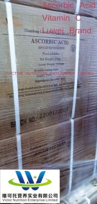 Cina Vitamina C Acido ascorbico per la composizione dei nutrienti USP / BP / EP / JP / JSFA / FCC / E300 in vendita