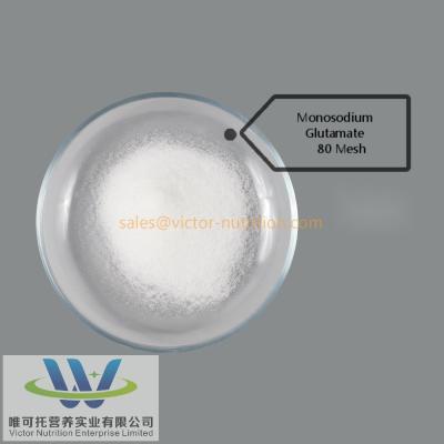 Cina Glutamato monosodico Msg con imballaggio in plastica e formula C5h8nnao4 in vendita