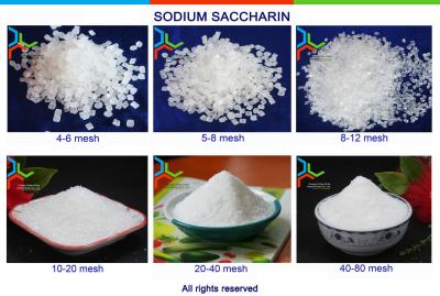 China Customized Request CAS No. 128-44-9 GMP API Raw Material Saccharin Sodium / 6155-57-3 for sale
