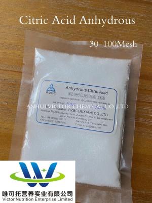 China Ácido cítrico Anídro/Monohidrato/Mono para gesso Pedido personalizado Valor nutricional à venda