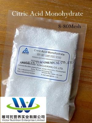 China Ácido cítrico Anídro/Monohidrato/Mono para gesso Pedido personalizado Valor nutricional à venda