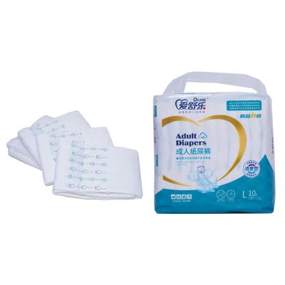 China Dry Surface Quick Absorption Adult Diaper Standing for Active Lifestyle for sale