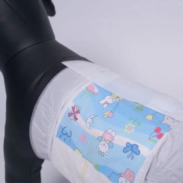 Quality Customizable Disposable Pet Diaper Super Absorbent For Dogs Cats And Puppies for sale