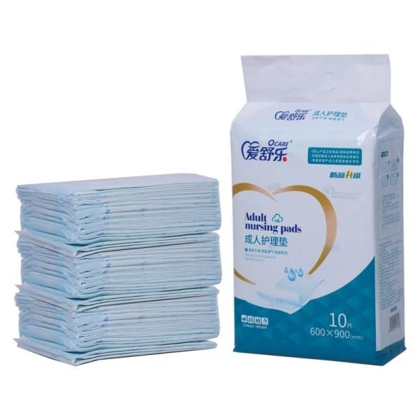 Quality Super Absorption Core Disposable Incontinence Bed Pads 45x60cm 58x60cm 60x60cm 60x90cm for sale