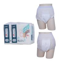 China Plain Woven Incontinence Pull Ups For Adults - Extra Absorbent 100-190g Weight, 5 XL Sizes With Custom Options for sale