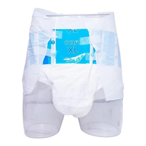 Quality Disposable Unisex Extra Large Adult Diaper Plain Woven XL Incontinence Diaper for sale