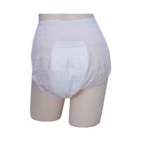 Quality Comfortable Disposable Adult Incontinence Pants Underwear With PE Film Backsheet for sale