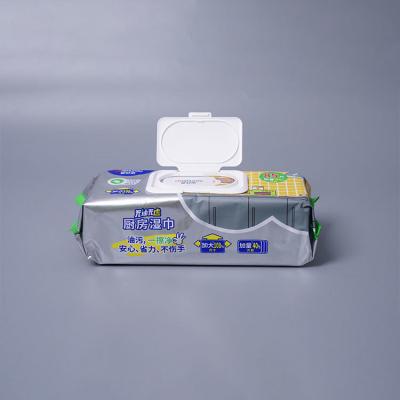 Cina Pulizie di cucina con macchie d'olio addensate asciugamani bagnati usa e getta non tessuti asciugamani bagnati in vendita