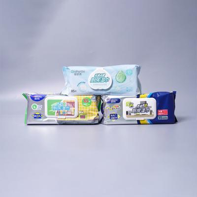 Cina 85pcs Pulizia superficiale usa e getta Pulizia cucina asciugamani bagnati Pulizia superficiale sporca Cucina asciugamani bagnati in vendita