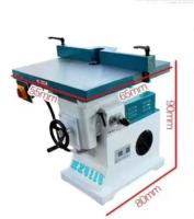 China Automatic Vertical CNC Woodworking Milling Machine Single Axis 500KN for sale